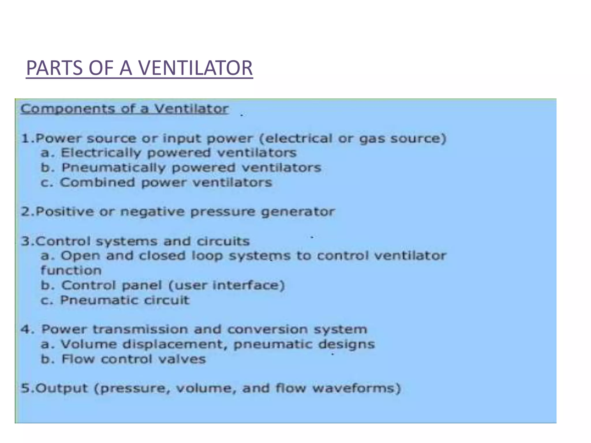 Ventilator | PPTX