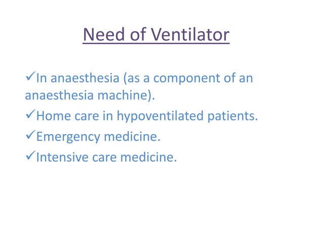 Ventilator | PPTX