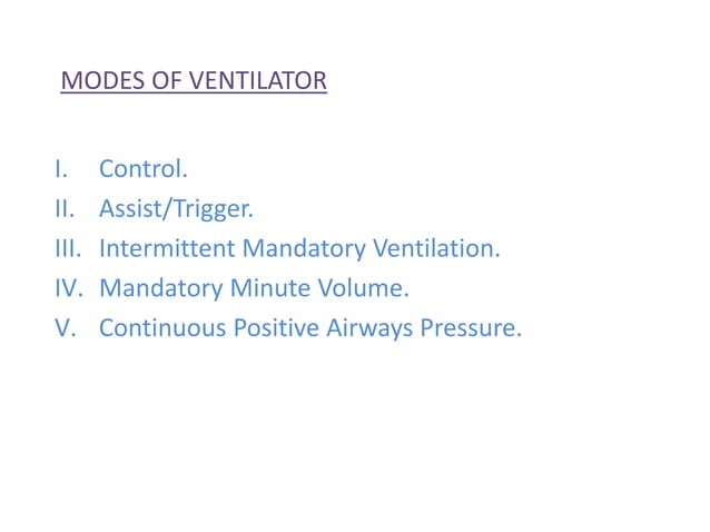 Ventilator | PPTX