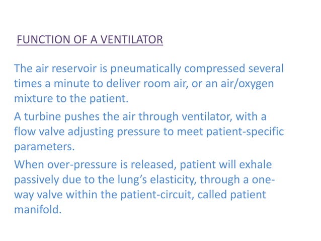 Ventilator | PPTX