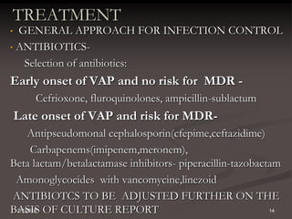 Ventilator associated pneumonia VAP | PPTX
