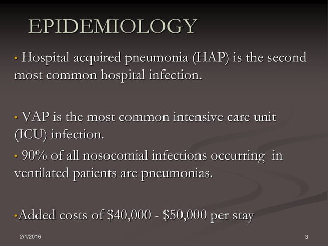 Ventilator associated pneumonia VAP | PPTX