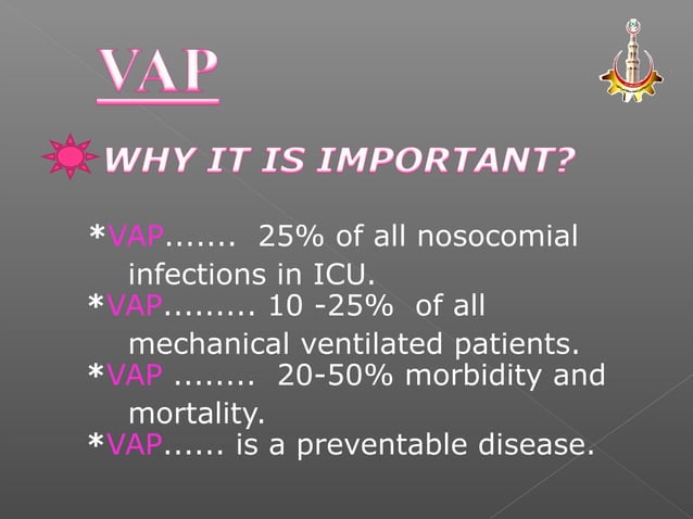 Ventilator associated pneumonia | PPT | Lung and Respiratory Health ...