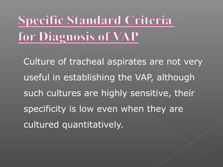 Ventilator associated pneumonia | PPT