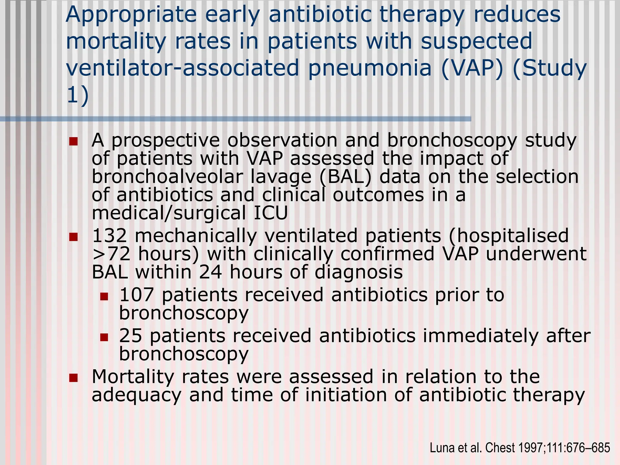 Ventilator Associated Pneumonia in ICU.ppt | Infectious Diseases ...