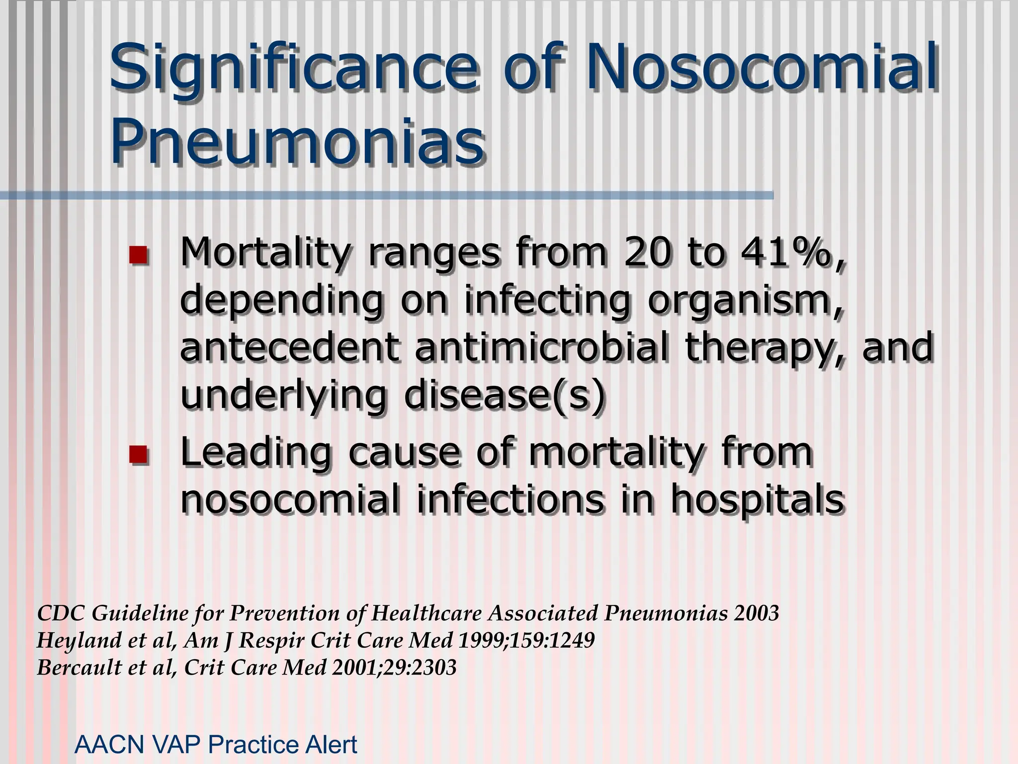 Ventilator Associated Pneumonia in ICU.ppt | Infectious Diseases ...
