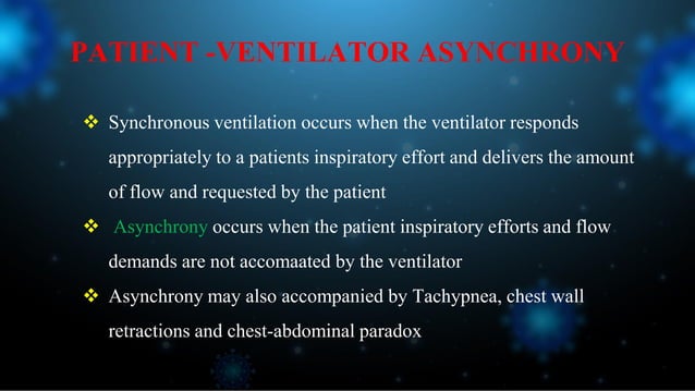VENTILATOR ASYNCHRONY pathophysiology and clinical relevance | PDF ...