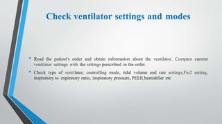 care of the patient on a ventilator.pptx | Lung and Respiratory Health ...