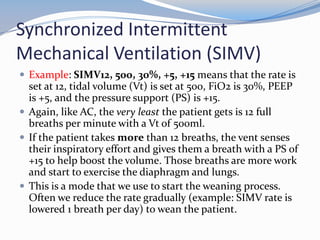 Ventilator Education | PPTX