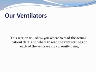 Ventilator Education | PPTX