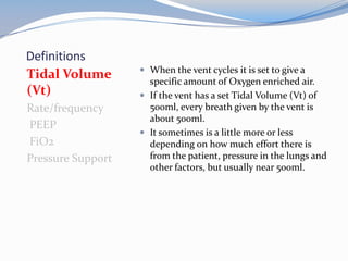 Ventilator Education | PPTX
