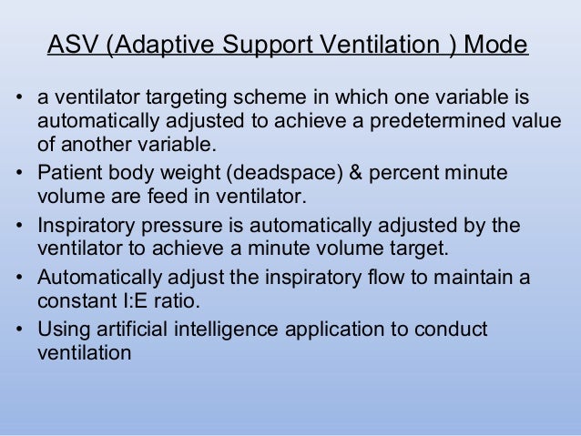 Ventilator mode