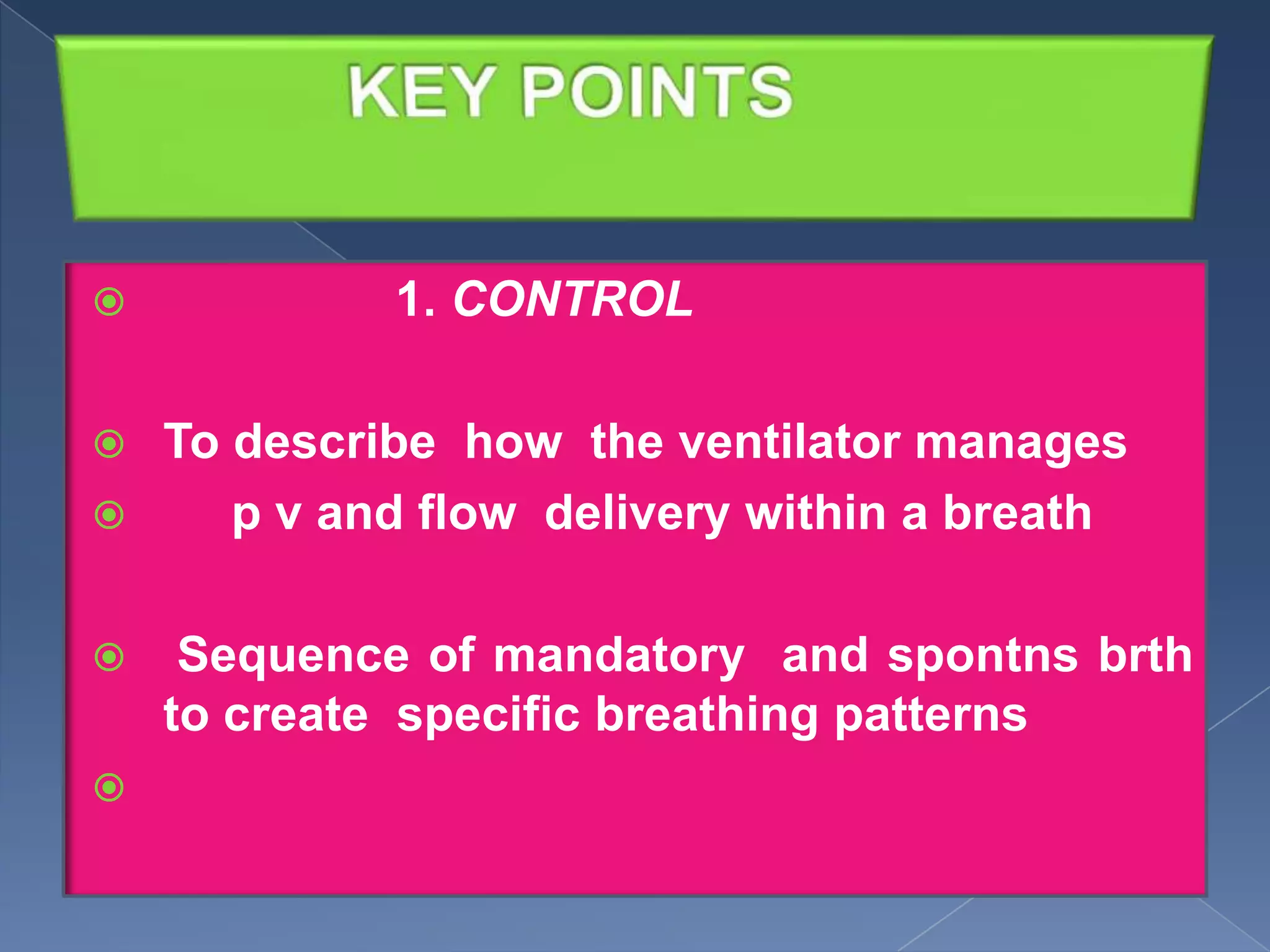 Ventilator mode classification | PPTX