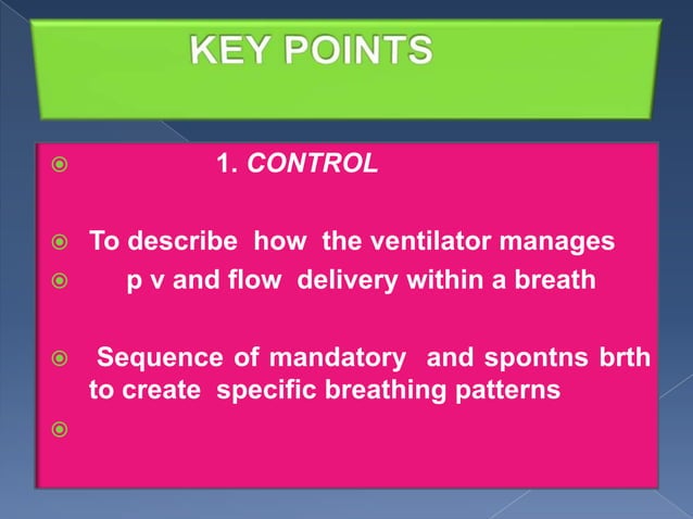 Ventilator mode classification | PPT