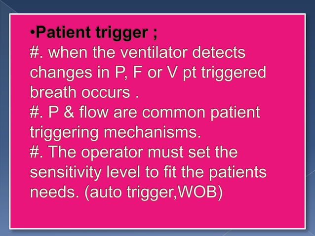 Ventilator mode classification | PPT
