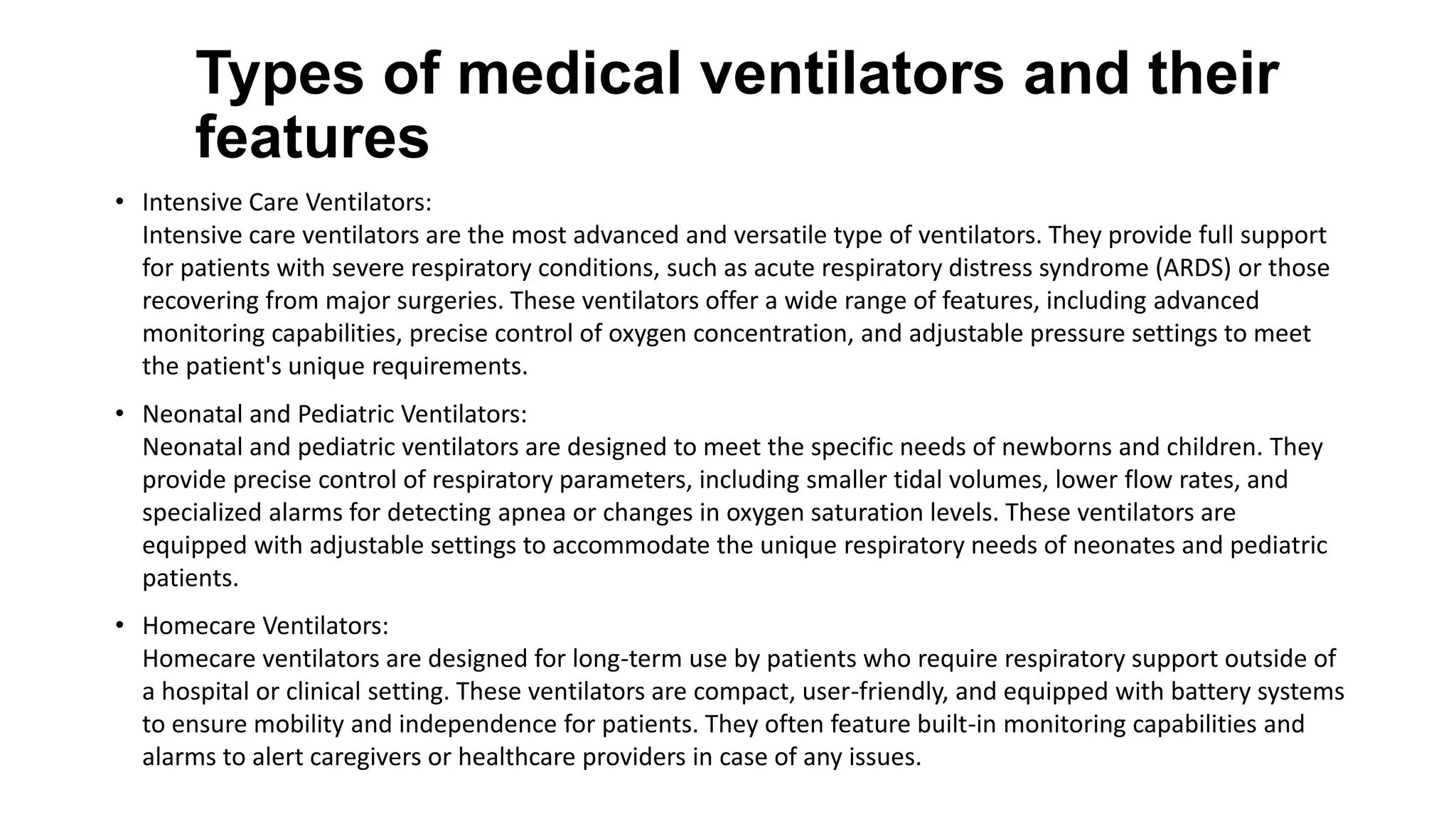 Ventilators: Lifesaving Respiratory Support | PPTX