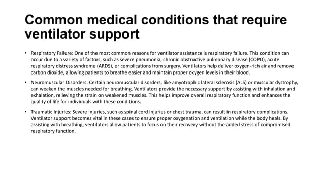 Ventilators: Lifesaving Respiratory Support | PPT