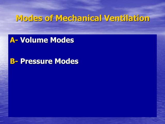 VENTILATOR ppt basics.ppt | Lung and Respiratory Health | Diseases and ...