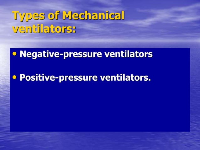 VENTILATOR ppt basics.ppt | Lung and Respiratory Health | Diseases and ...