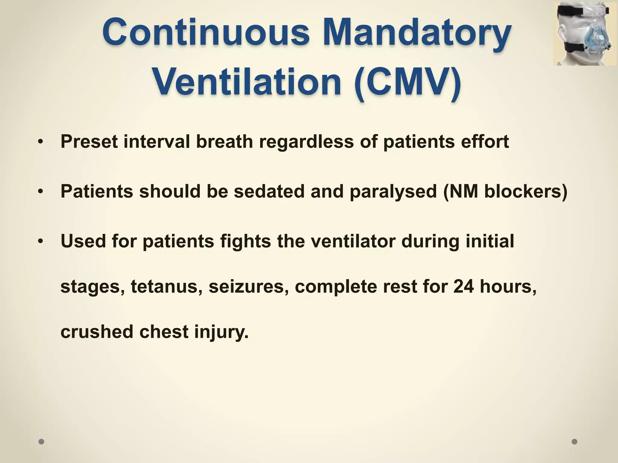 Ventilator in Critical Care | PPTX