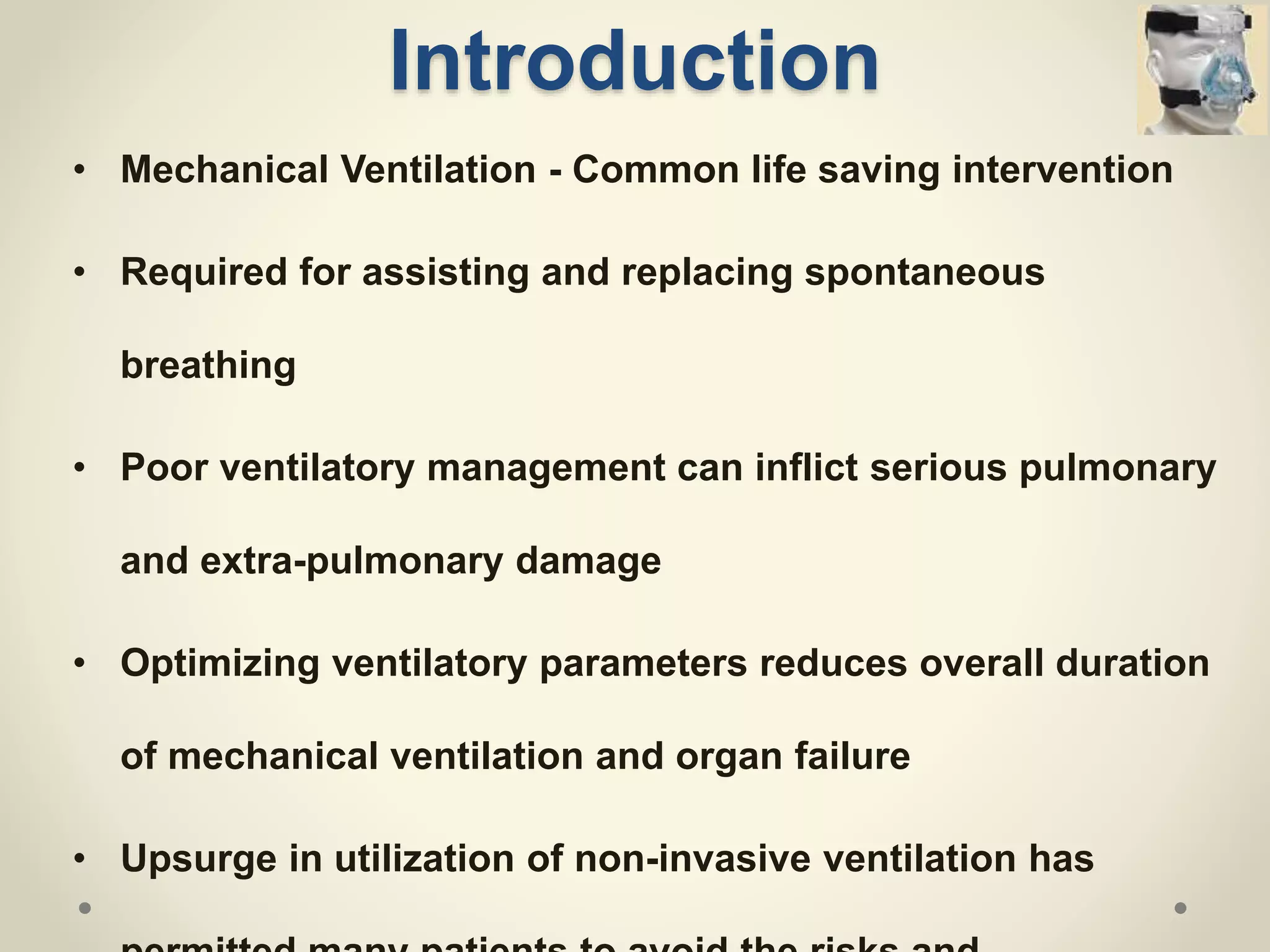 Ventilator in Critical Care | PPTX
