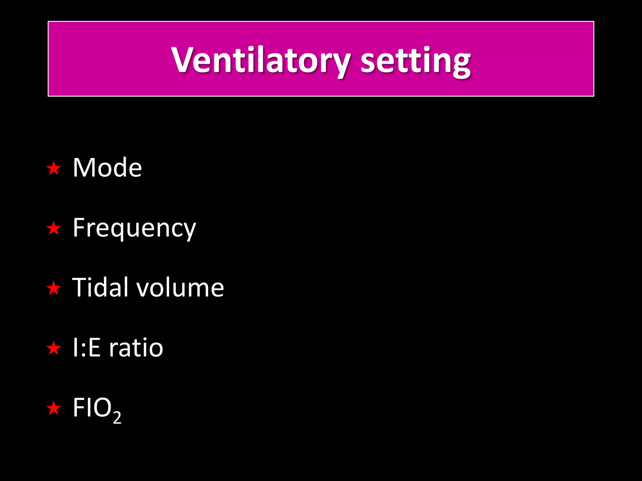 Ventilatory strategies in the icu | PPTX