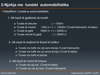 Ventilimi dhe zjarret në tunelet automobilistike | PPTX