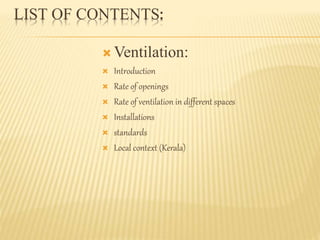 VENTILATION | PPTX | Indoor Environmental Quality | Home & Garden
