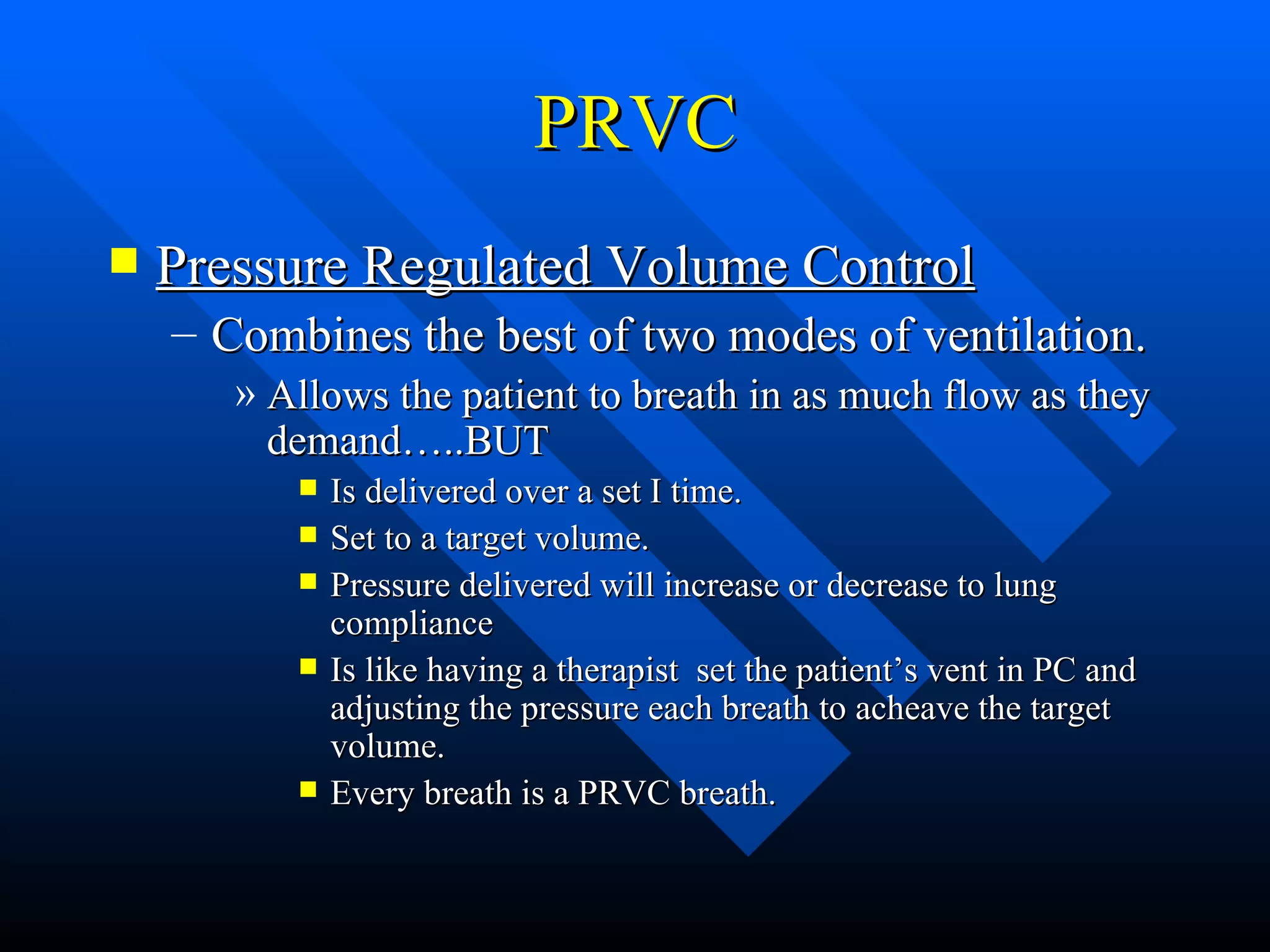 Vent modes | PPT