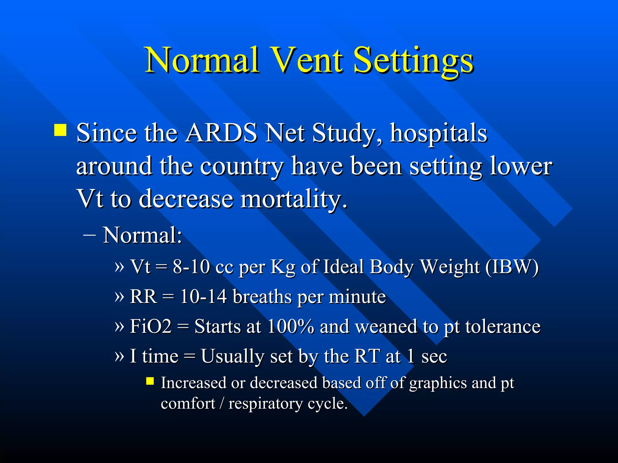 Vent modes | PPT