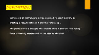 VENTOUSE delivery //operative delivery pptx | PPT