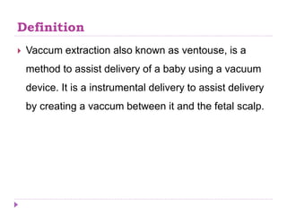 Ventouse delivery | PPTX