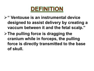 Ventouse or vaccum delivery | PPT