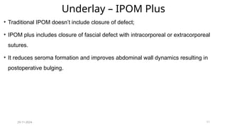 Ventral hernia, diagnosis, management and treatment | PPTX