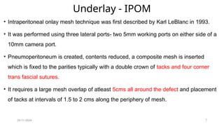 Ventral hernia, diagnosis, management and treatment | PPTX