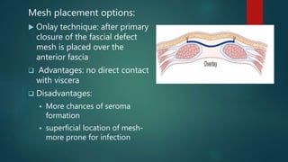 Ventral hernia management | PPTX