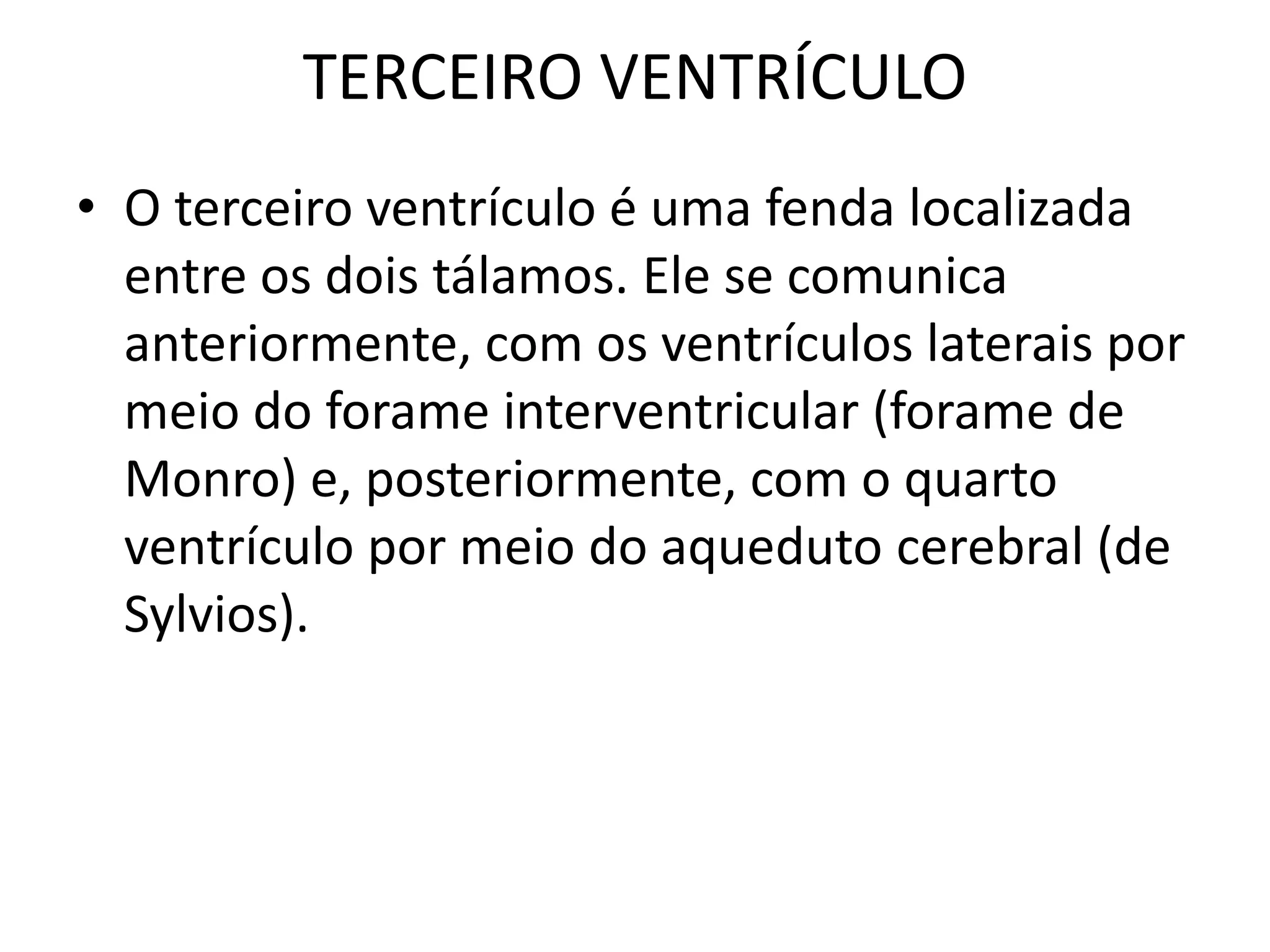 VENTRÍCULOS LATERAIS e terceiro ventrículo.pptx
