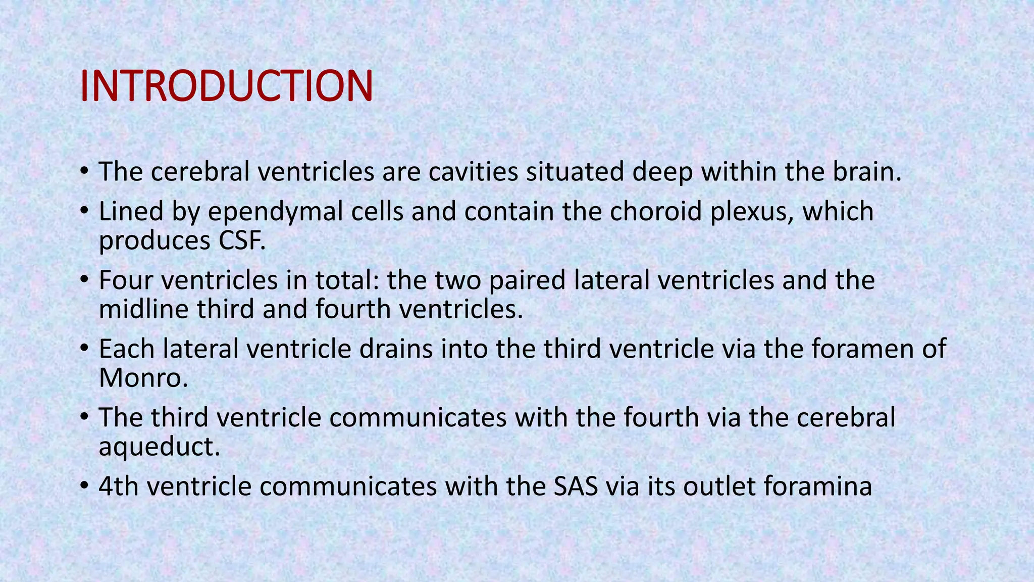 VENTRICLES AND CISTERNS OF HUMAN BRAIN.pptx