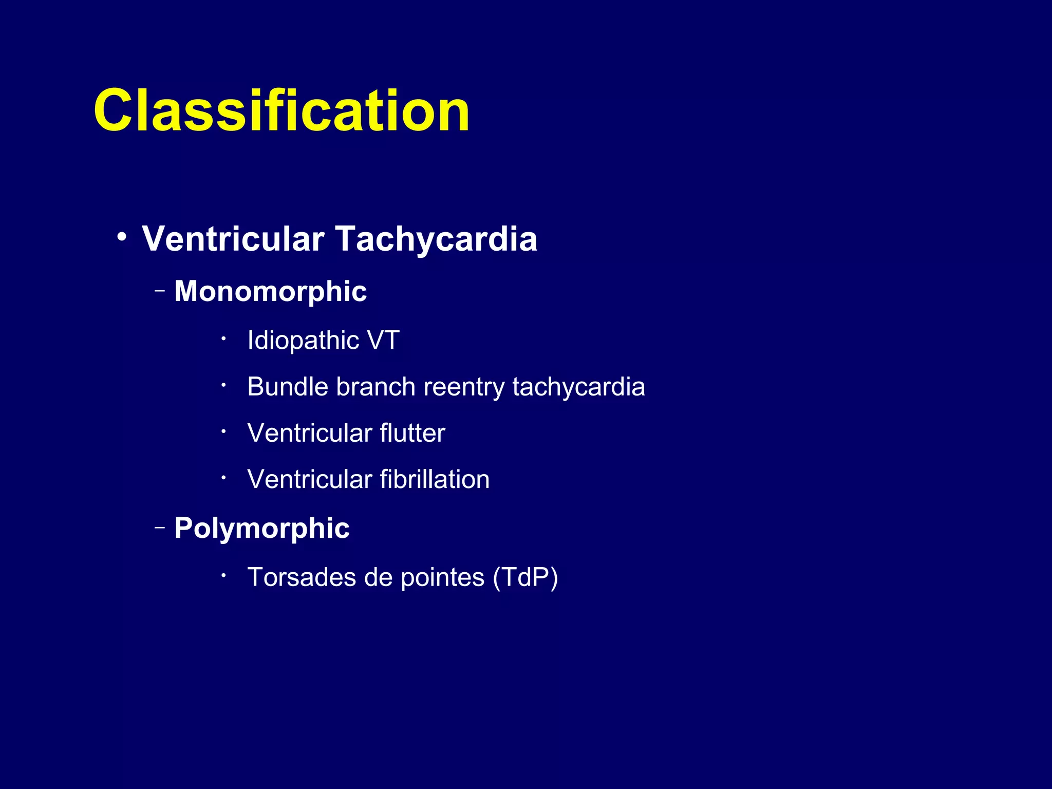 Ventricular arrhythmias | PPT