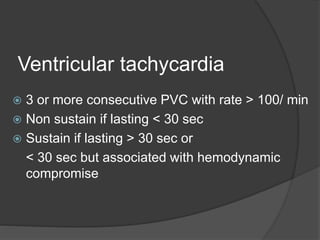 Ventricular arrythmia | PPTX