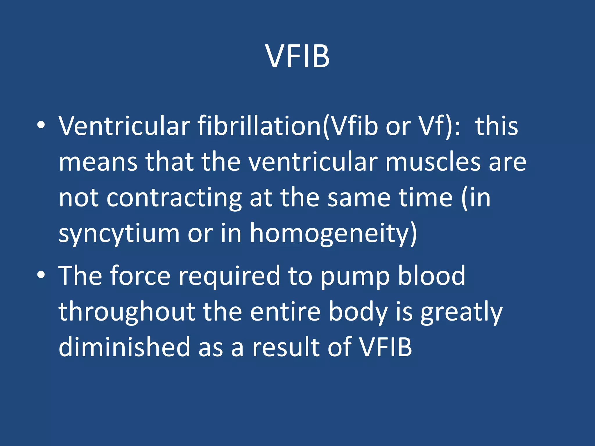 Ventricular fibrillation | PPTX