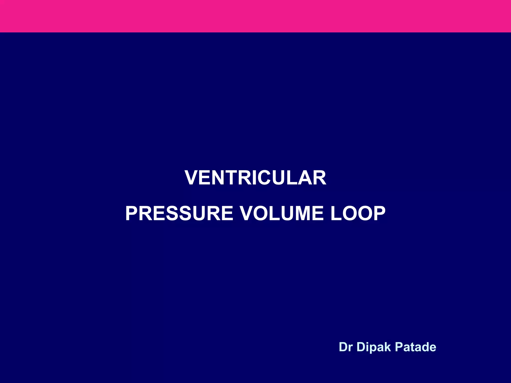 Ventricular PV loop 2019 | PPTX