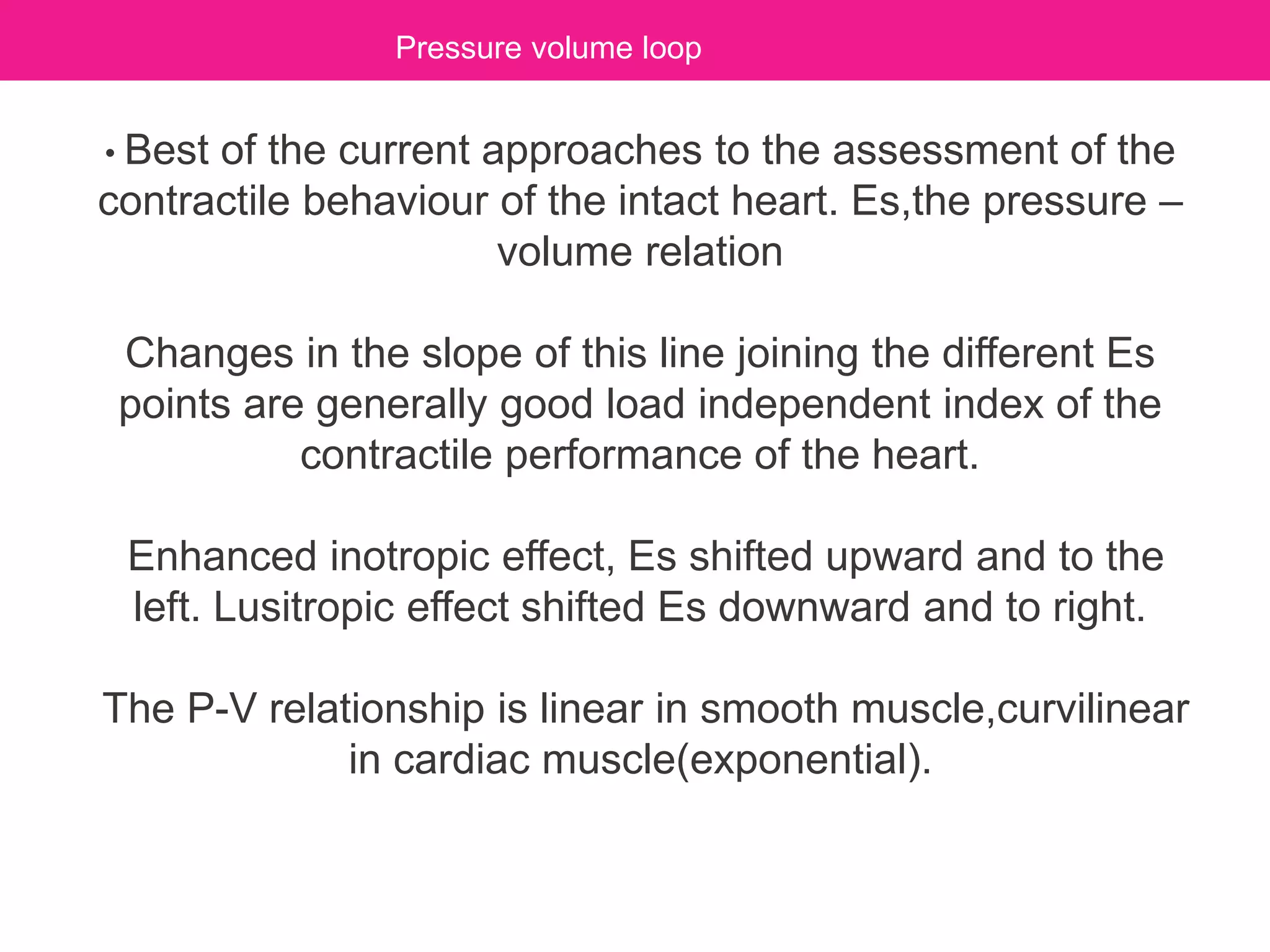 Ventricular PV loop 2019 | PPTX