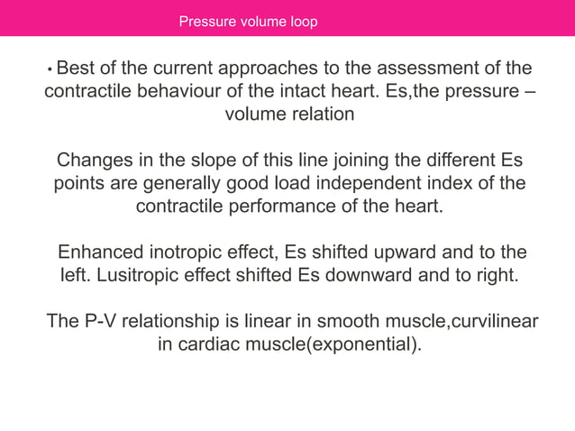 Ventricular PV loop 2019 | PPTX | Heart and Cardiovascular Diseases ...