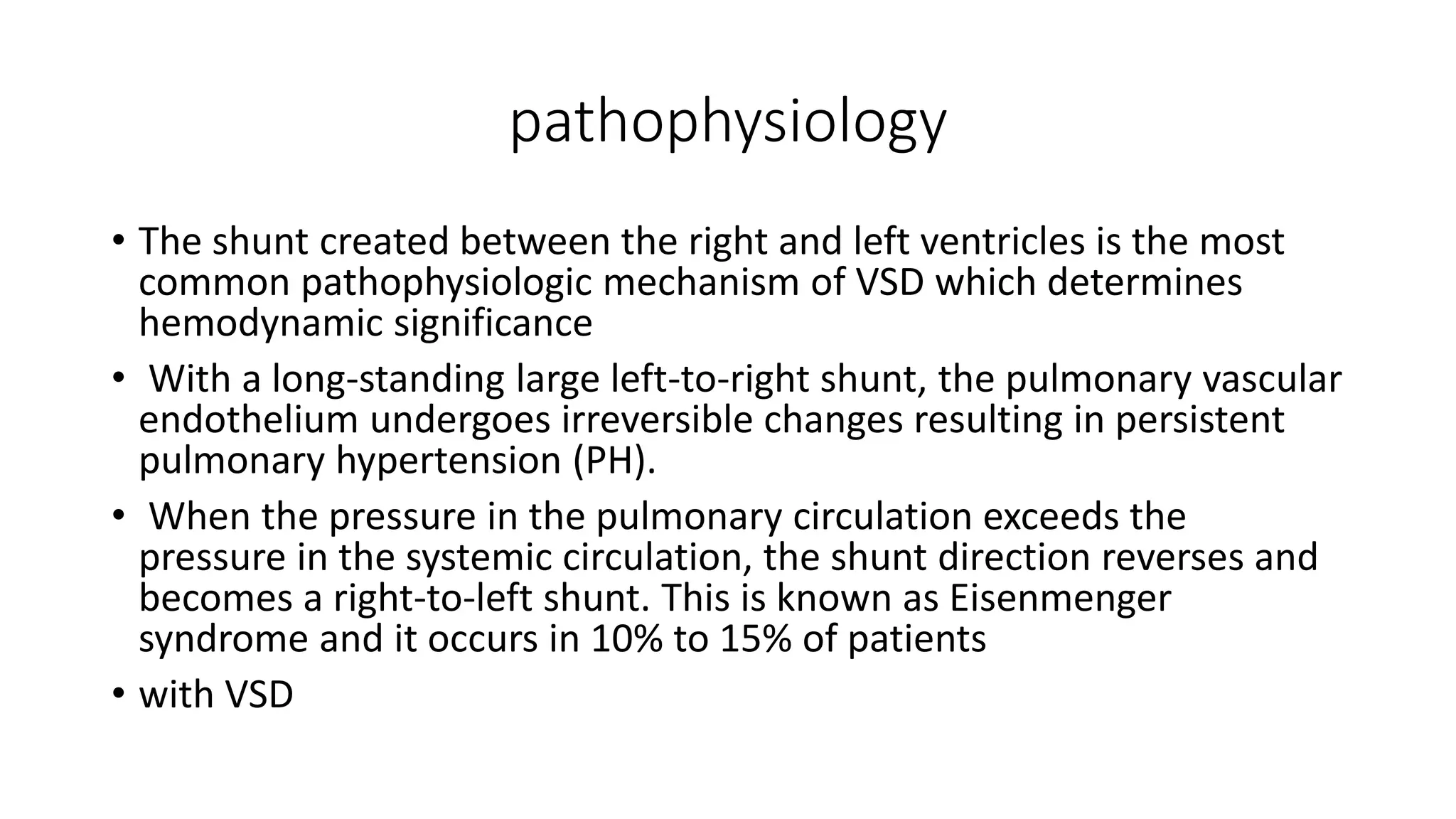 Ventricular septal defect | PPTX