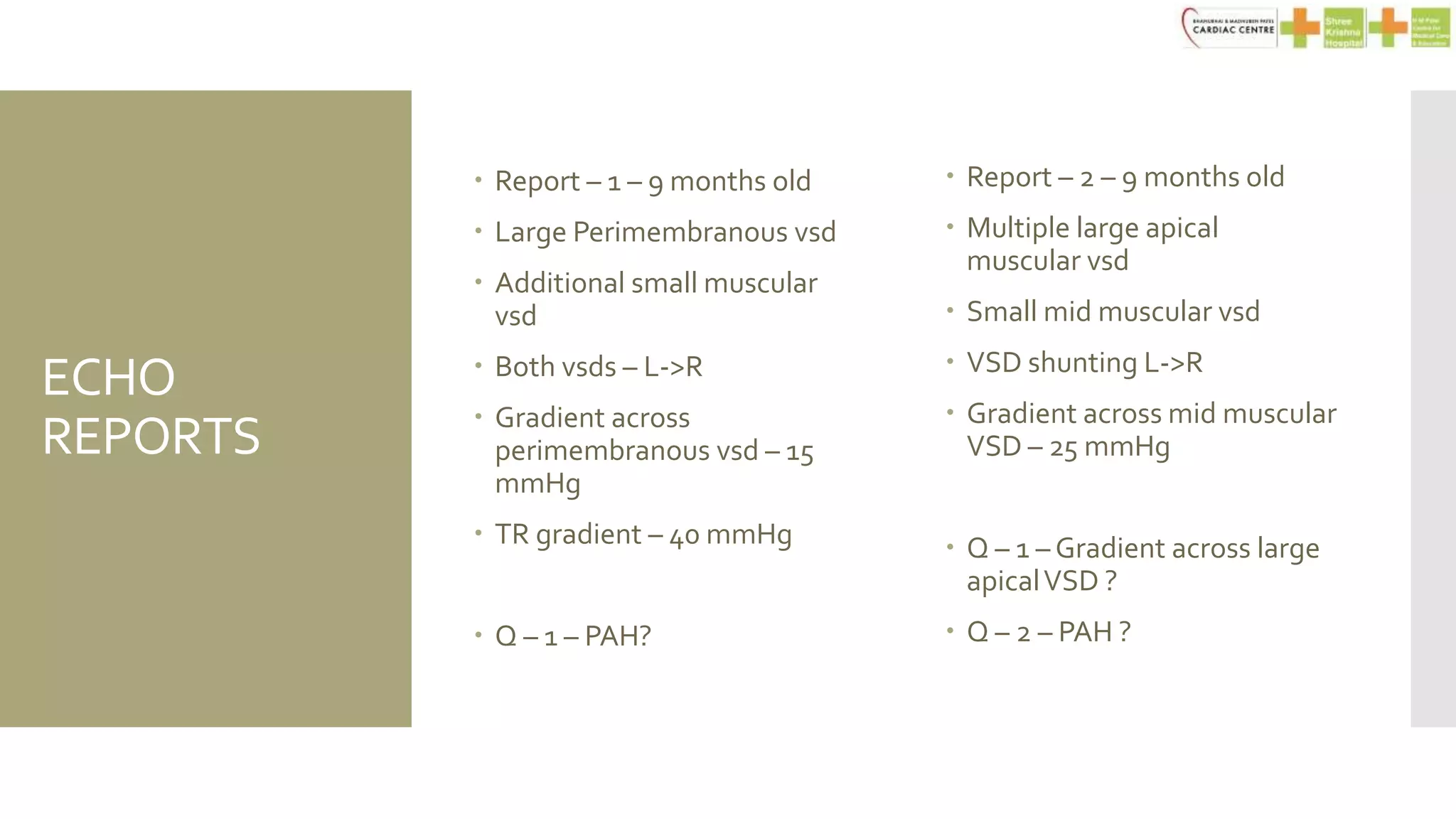 Ventricular septal defect | PPTX