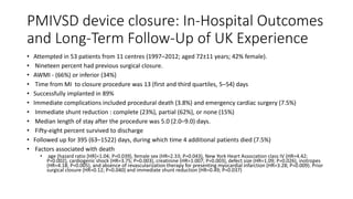 Ventricular septal defect after myocardial infarction | PPTX