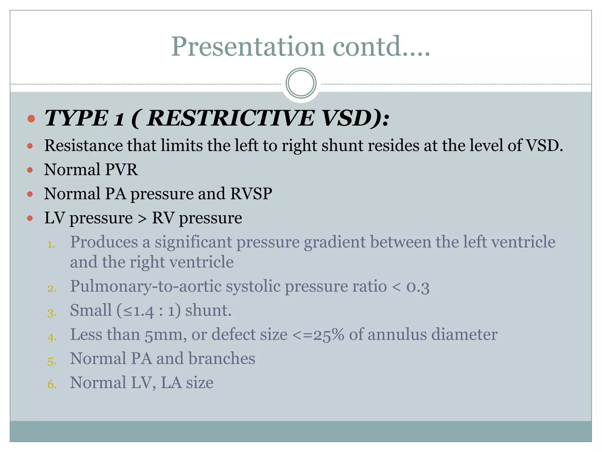 Ventricular septal defects | PPTX