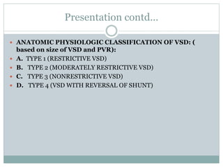 Ventricular septal defects | PPTX