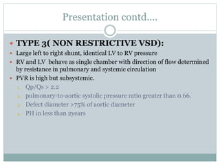 Ventricular septal defects | PPTX
